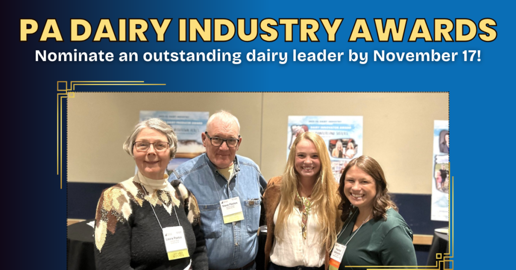 Nominations Due on November 17 for PA Dairy Industry Awards | Center ...