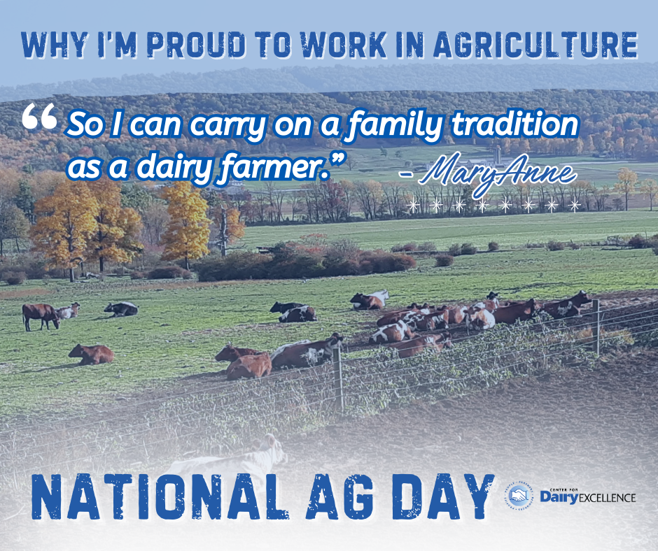 Celebrating National Agriculture Day | Center for Dairy Excellence