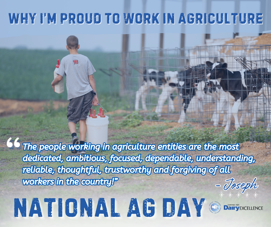 Celebrating National Agriculture Day | Center for Dairy Excellence