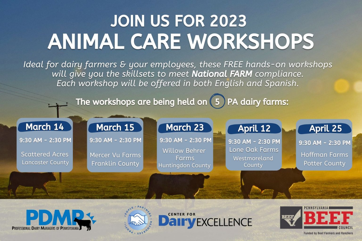 Animal Care Workshop – Lancaster County | Center for Dairy Excellence