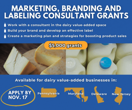 Marketing, Branding and Labeling Grants Open for Value-Added Dairy ...