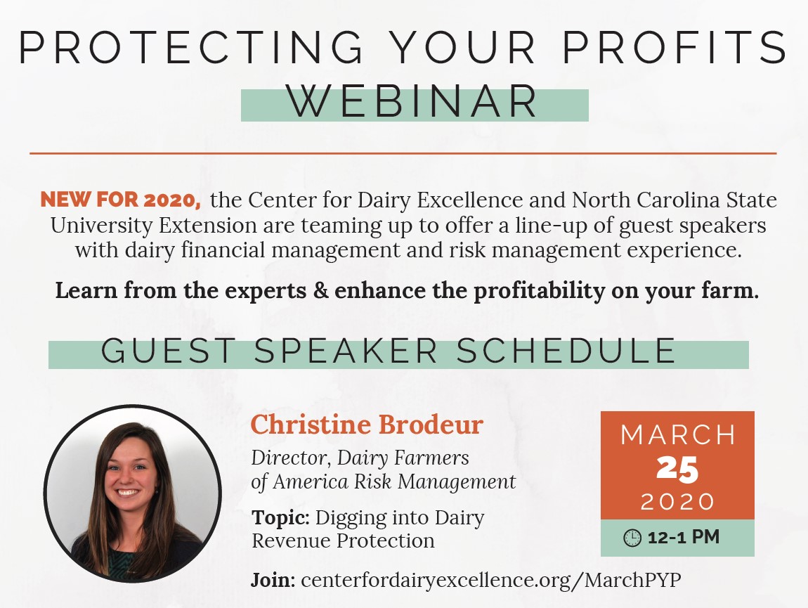 Protecting Your Profits: “Digging Into Dairy Revenue Protection ...
