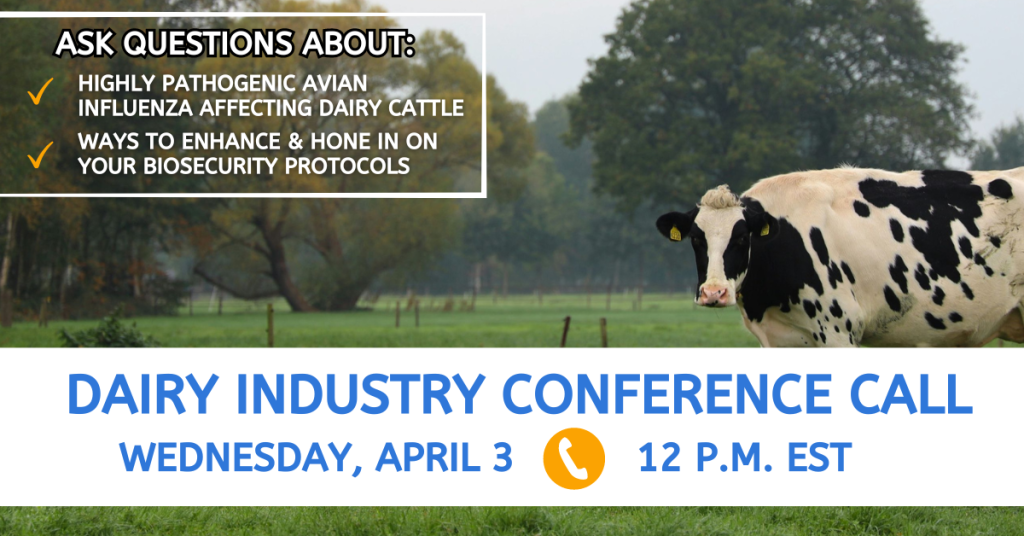 Dairy Industry Conference Call: Highly Pathogenic Avian Influenza ...